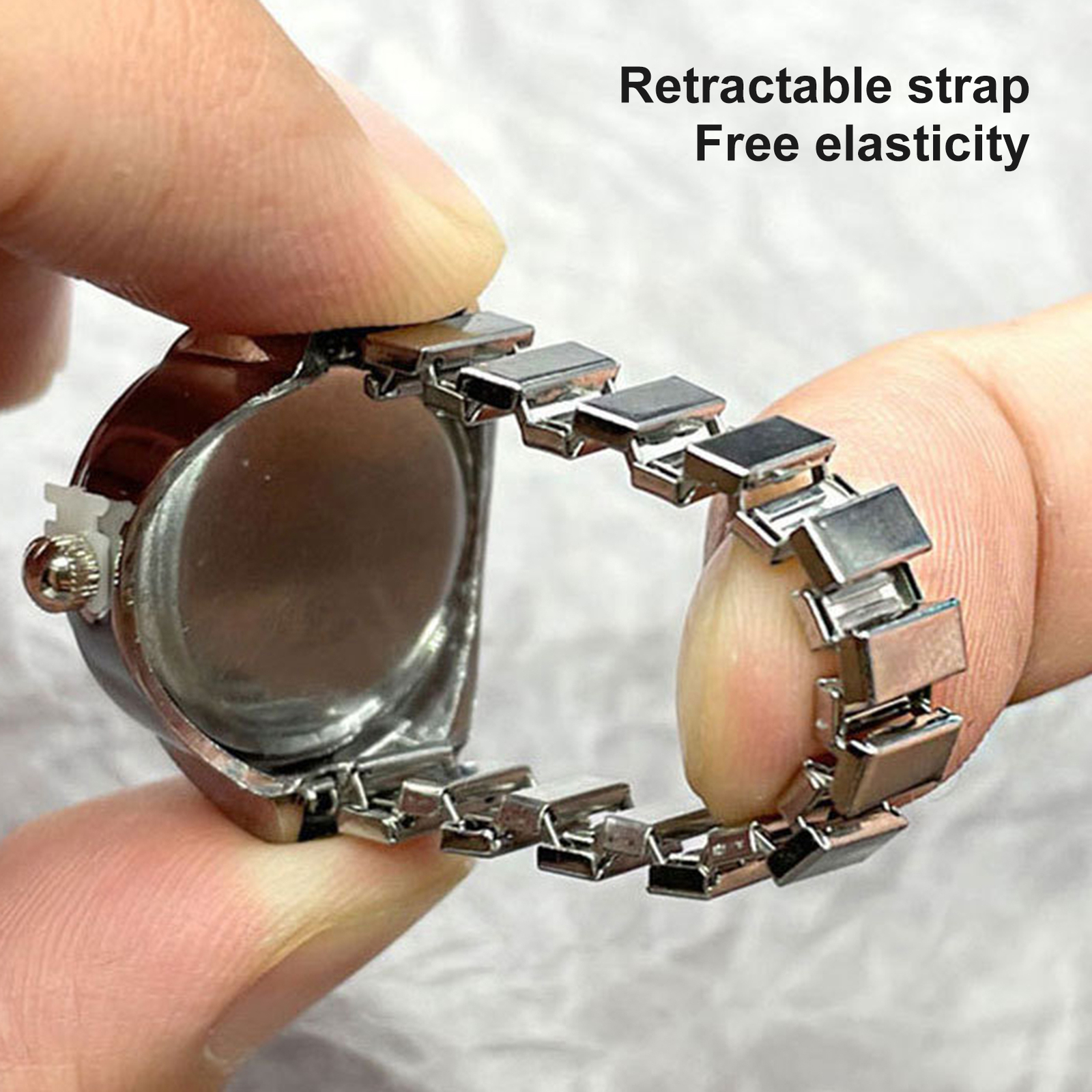 Ring Exquisite Workmanship Valentine Gift Retro Quartz Watch Finger ...