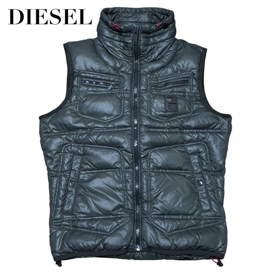 DIESEL Down Vest M Goose Down Jacket Men’s Puffer Sle… - Gem