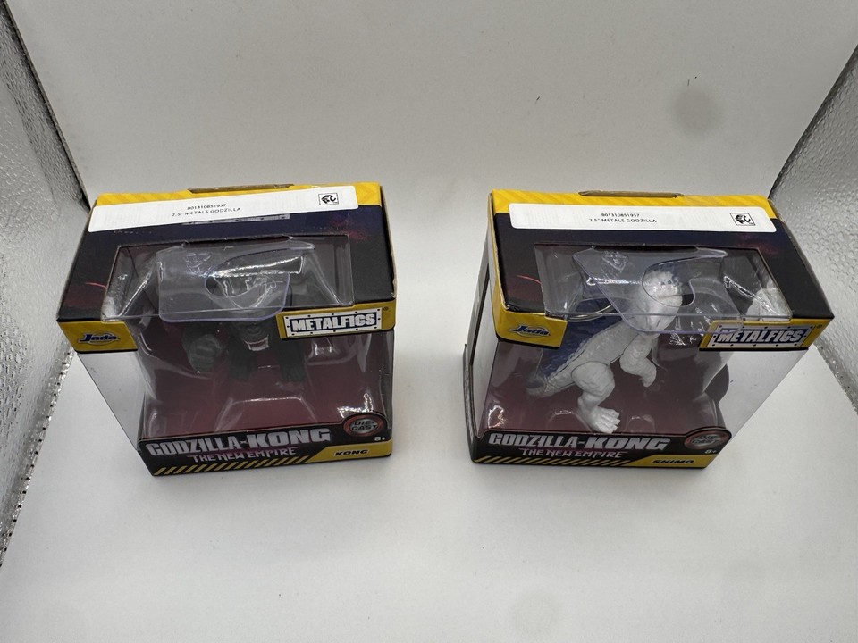 New! keychain Godzilla X Kong "New Empire" Metal Figs Shimo & Kong 2.5 ...