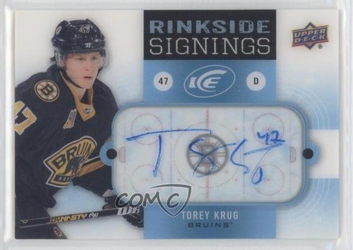 2014-15 Upper Deck Ice Rinkside Signings Torey Krug #RS-TK Auto | eBay