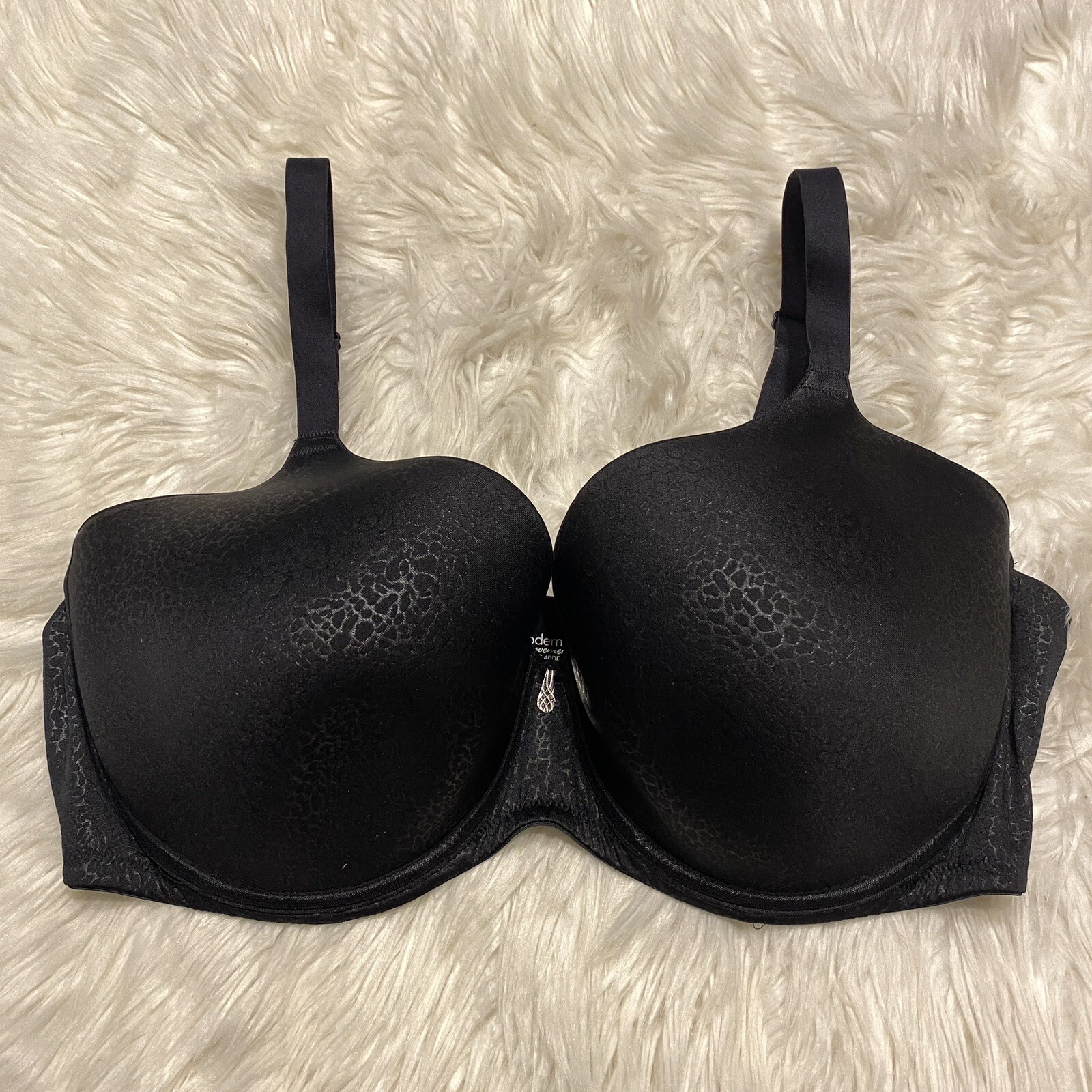 Modern Movement 40DD Bra Black Spotted Underwire Back… - Gem