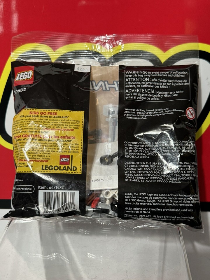 LEGO 30682 Technic NASA Mars Rover Perseverance Polybag 83pcs - Brand ...