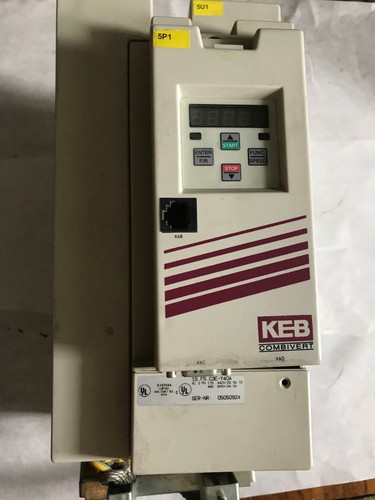 KEB Combivert AC Drive 3PH 440V 26.5A 15.F5.C3E-Y40A VER-1.0 15.F5.C3E ...