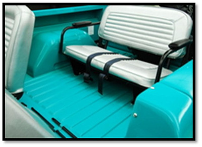 1966-1967 Ford Bronco Replacement Rear Bench Seat Upholstery | Second ...