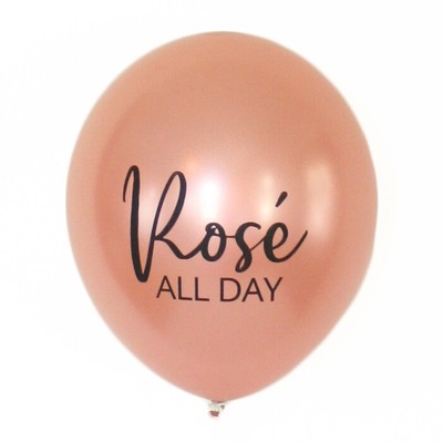 New/Overstock Boutique Printed Balloons - Rose Gold "Rosé All Day ...