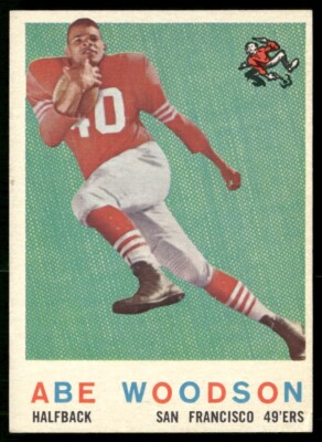 1959 Topps #102 Abe Woodson San Francisco 49ers RC | eBay
