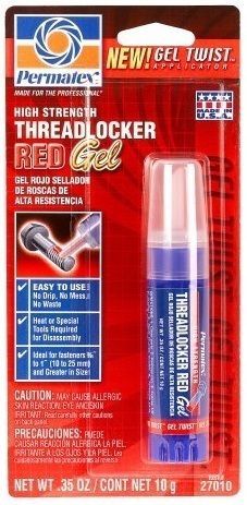 Permatex 27010 High Strenght Threadlocker Thread Lock Red Gel .35 oz | eBay