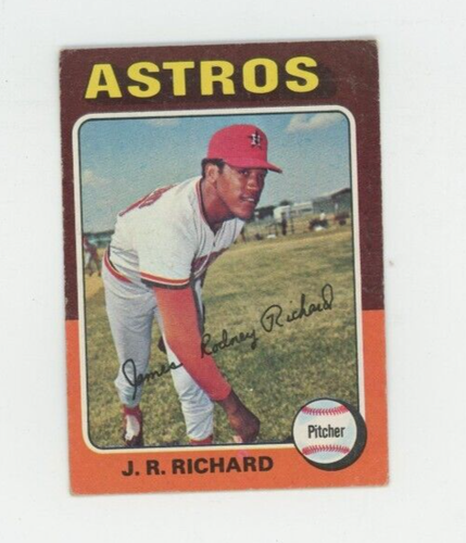 J.R. Richard 1975 Topps Baseball Card Houston Astros #73 | eBay