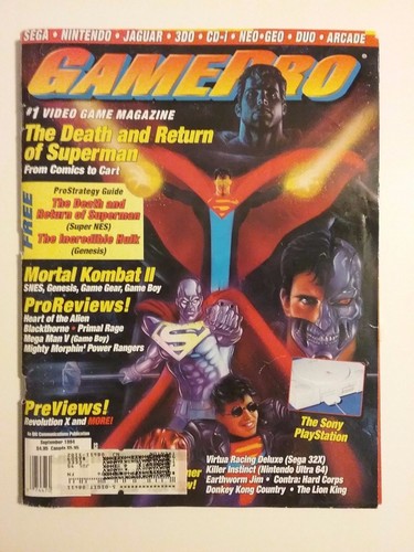 Gamepro Magazine September 1994 Superman Mortal Kombat II | eBay