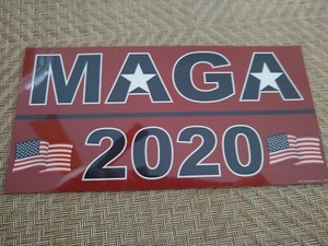 Donald Trump Maga 2020 - Magnetic Bumper Sticker 4"*8" | eBay