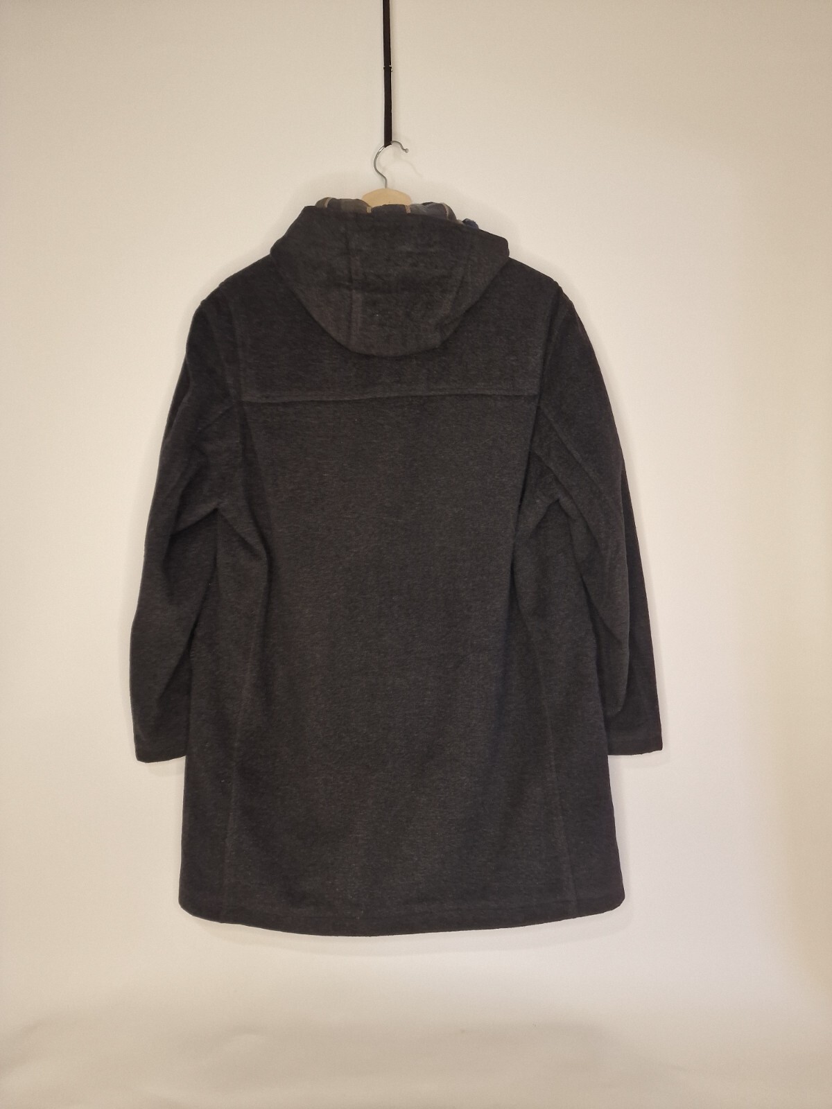 Vintage Thomas Burberry Duffle Toggle Dark Gray Wool … - Gem