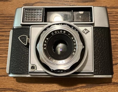 Agfa Optima 500 Sensor Viewfinder Camera Color Apotar Lens With Flash ...