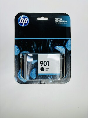 HP Genuine Printer Ink Cartridge 901 Black Ink Exp 8/2018 | eBay