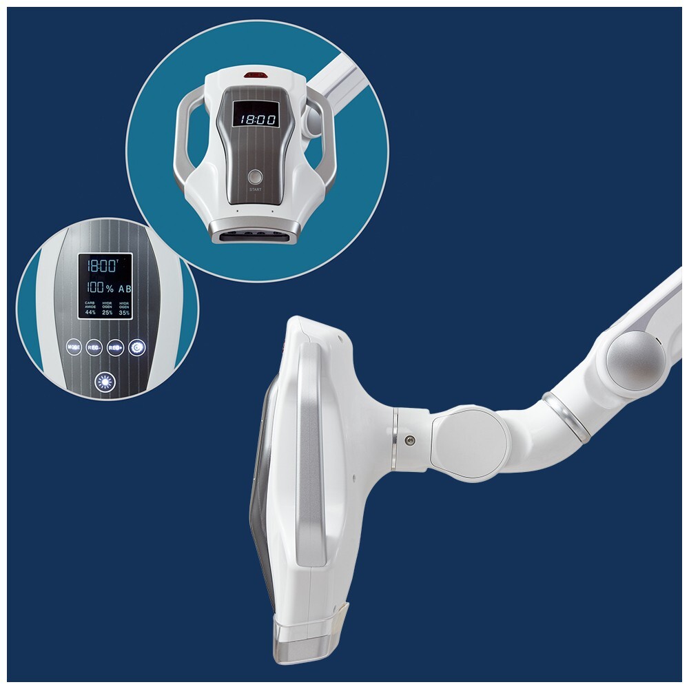 60W Dental LED Bleaching System Teeth Whitening Lamp with Double Screen ...