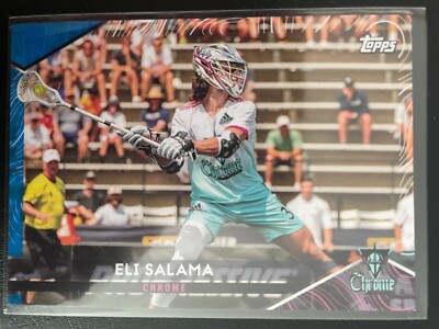 Eli Salama 2022 Topps Premier Lacrosse League PLL Blue Parallel Card ...