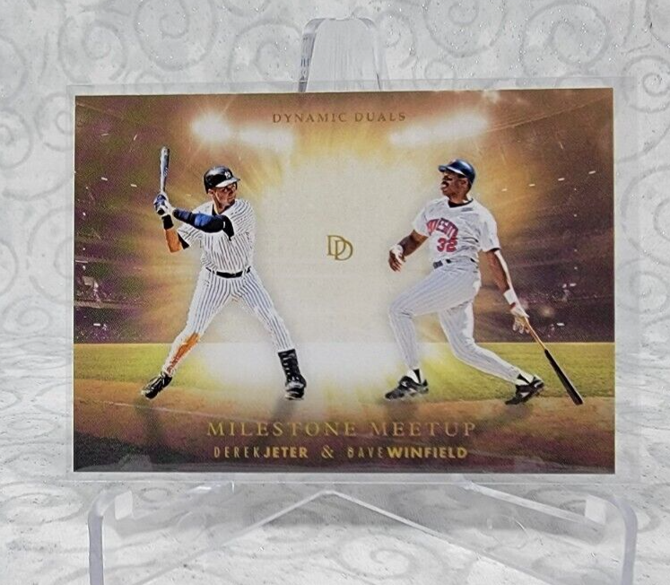 2022 Topps Dynamic Duals Milestone Meetup Derek Jeter & Dave Winfield ...