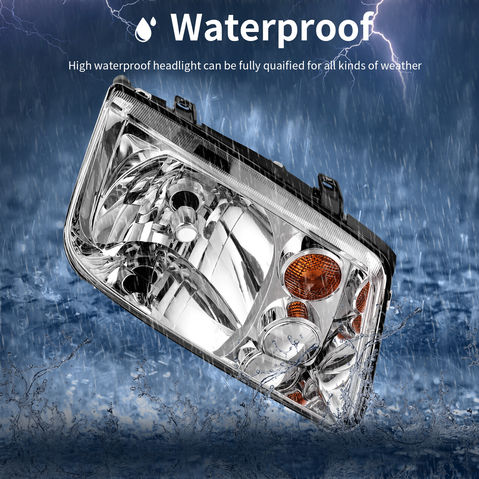 Headlights Set For 2002 2003 2004 Volkswagen Jetta Left and Right ...