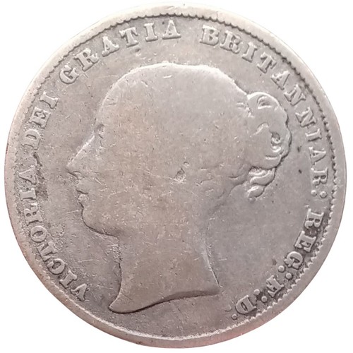 1865 Queen Victoria .925 Silver Shilling Coin. Die No. 6 | eBay UK