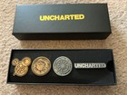 Uncharted Collectible Enamel Pin Set of 4 Antique Gold Silver Coin ...