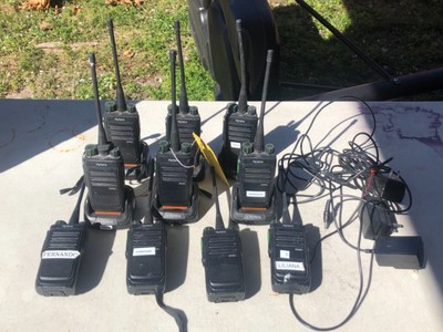 5 set HYTERA BD502I portable radios with charger | eBay