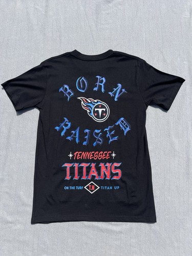 Born X Raised NFL Tennessee Titans Black Graphic T Shirt Mens S Jersey ...