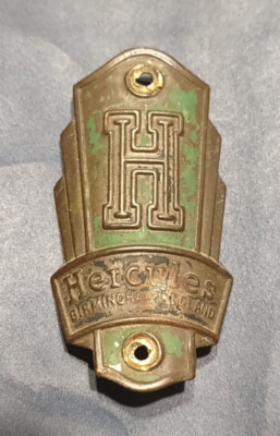HERCULES HEAD BADGE VINTAGE BIRMINGHAM ENGLAND | eBay
