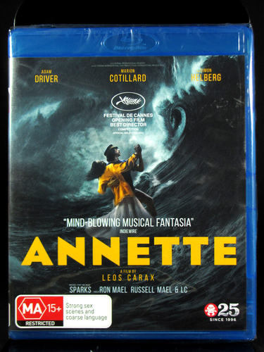 ANNETTE (ORIGINAL STORY & MUSIC BY "SPARKS") - BLU-RAY - NEW & SEALED ...