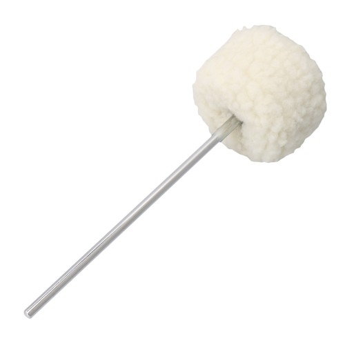 White Drum Felt Beater Stick for Kick Drum Pedal Stainless Steel Shaft ...