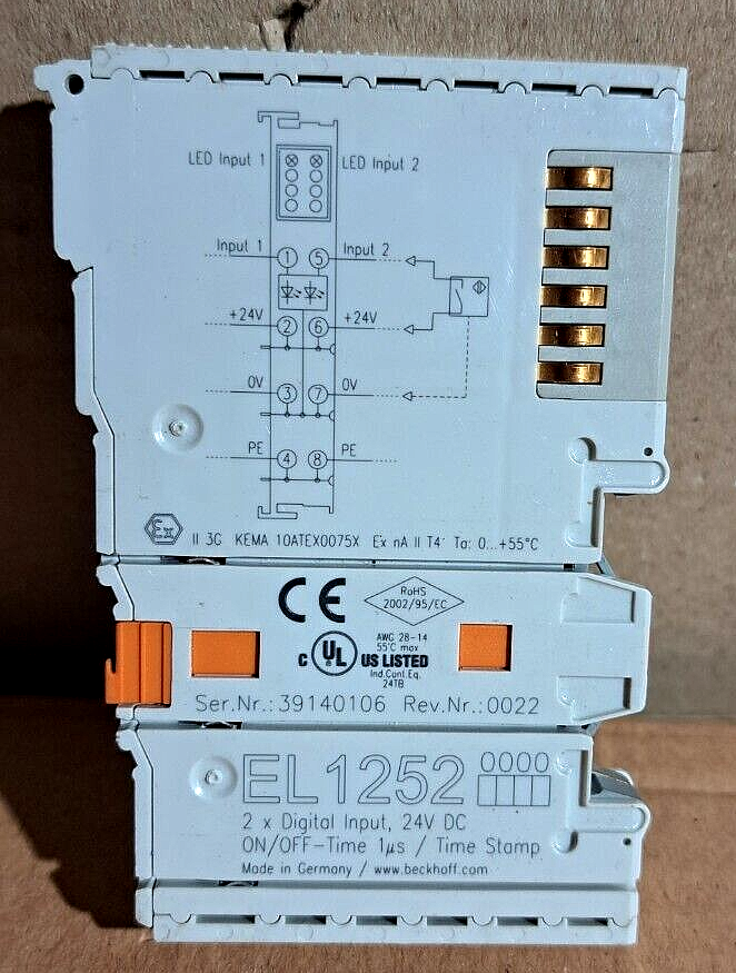 BECKHOFF EL1252 EtherCAT Terminal 1 PCS #AD1612# | eBay