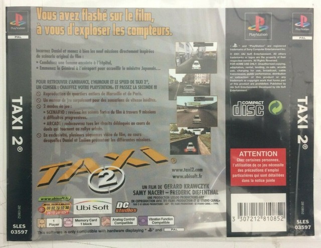 TAXI 2 - Jeu PS1 | Achetez sur eBay