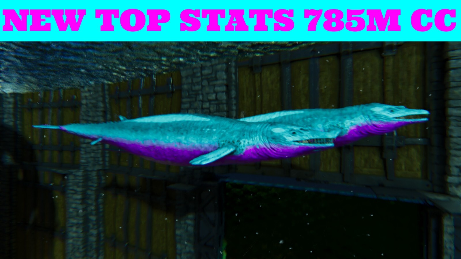 ARK Survival Ascended PvE PC/XBOX/PS5 NEW Top Stats Basilosaurus 785m ...