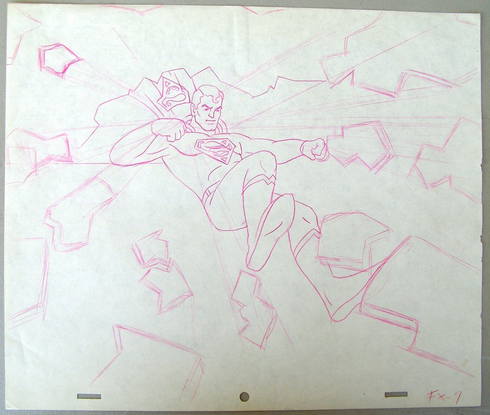 8 FILMATION SUPERMAN ANIMATION DRAWINGS (sequence), 1968 | eBay