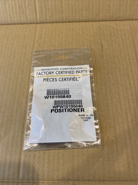 W10195840 Positioner for Whirlpool Dishwasher Rack Adjuster WPW10195840 ...