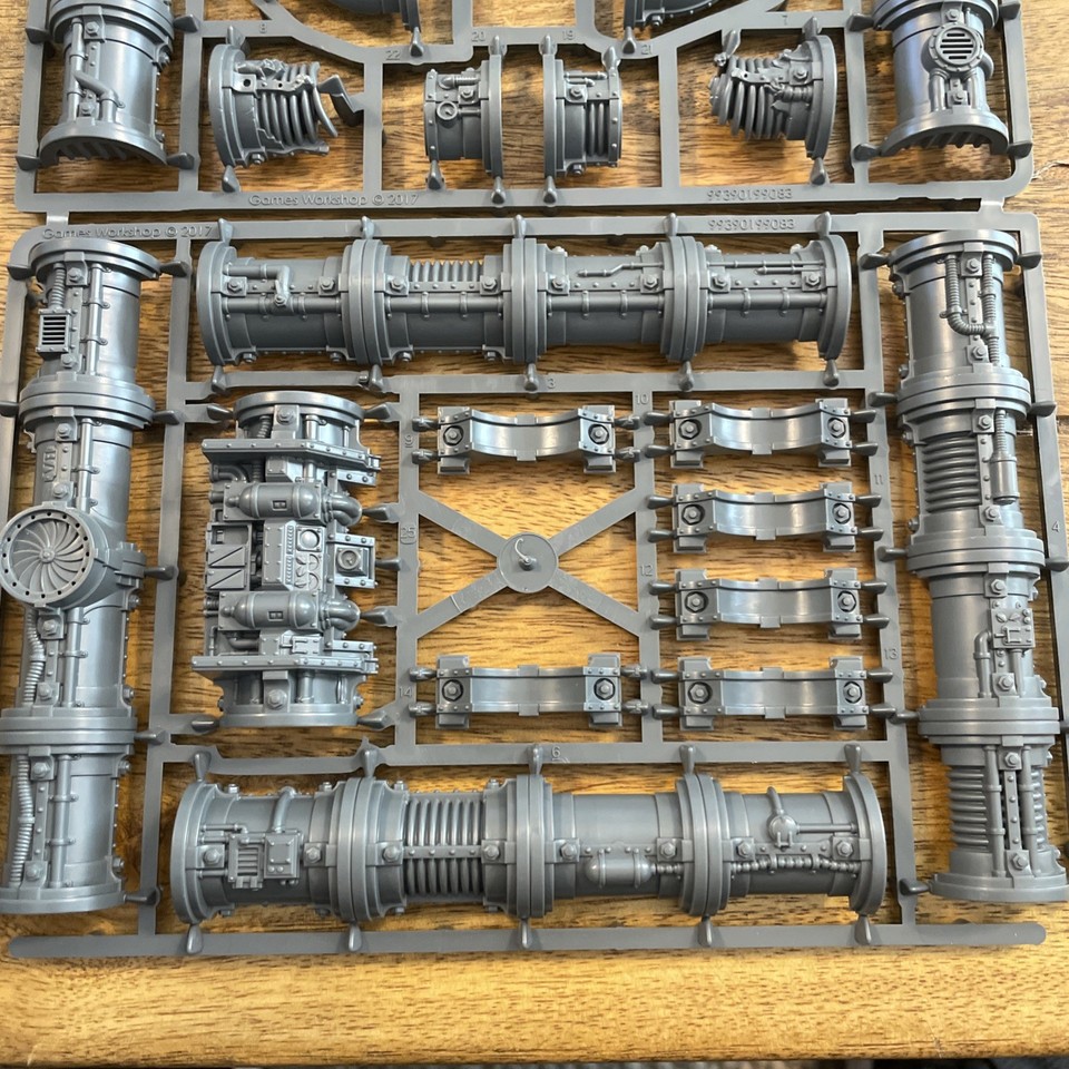 40k 30k Sector Mechanicus Warhammer terrain Thermic Plasma Conduits GW ...