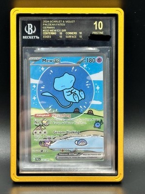 „Bubble“ Mew EX SIR - 232/091 - Black Label BGS 10 Pristine - POP 3 ...