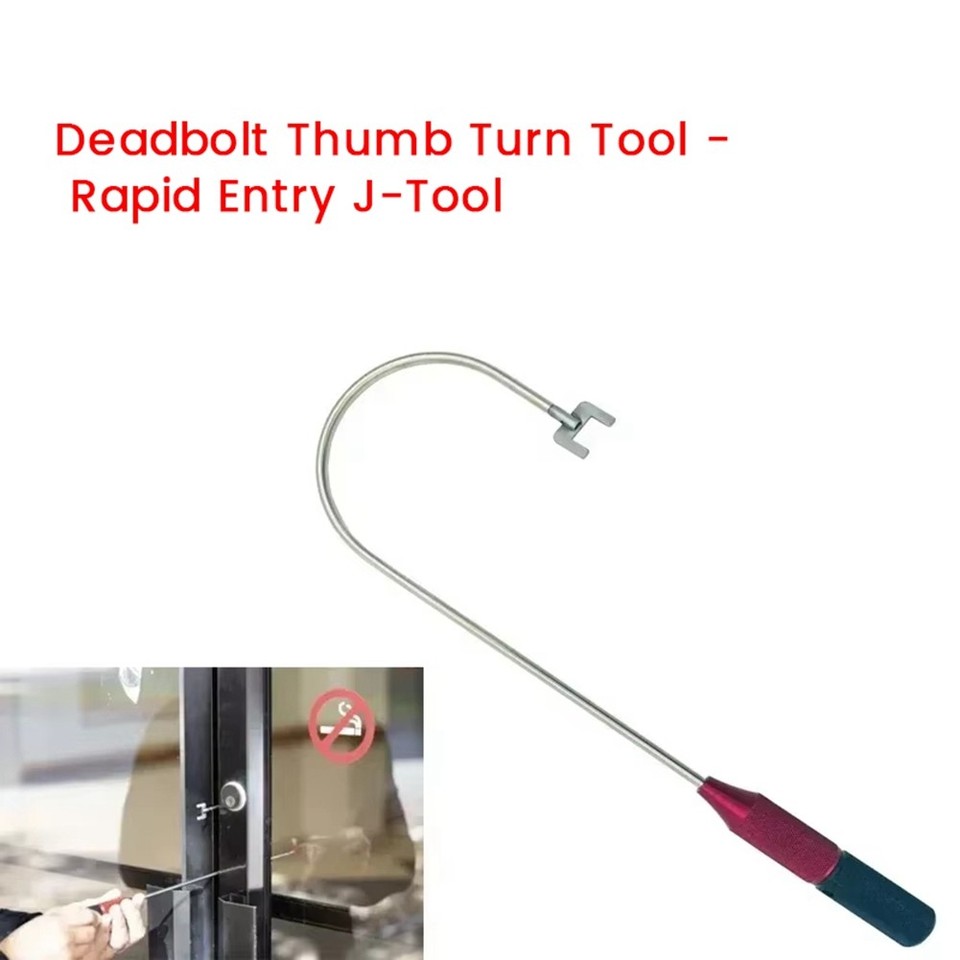 Locksmith Bypass Deadbolt Thumbturn Tool for Opening and Prying Doors ...
