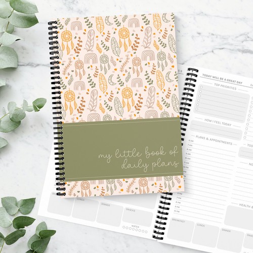 Daily Planner BOHO A5 Ladies List Organiser Diary Tracker Office To Do ...