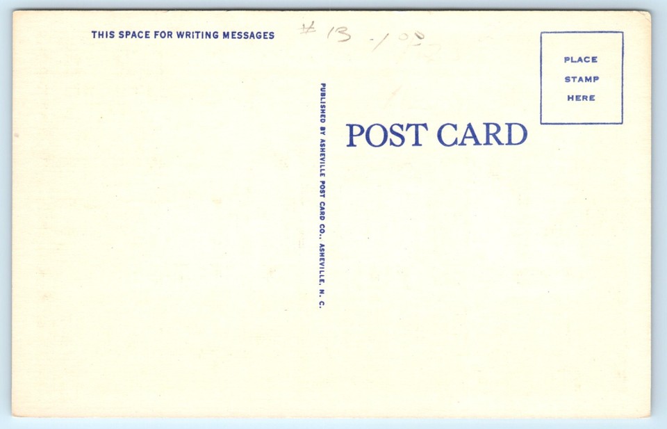 POSTCARD Carl Augustus Rudisill Library Lenoir Rhyne College Hickory NC ...