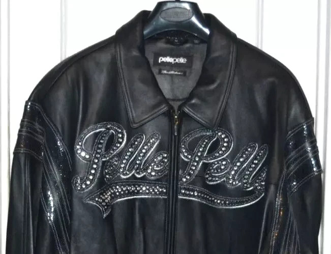 Men's-Pelle Pelle-Marc Buchanan-Leather Jacket-Black Men's-Pelle Pelle-Marc Buchanan-Leather Jacket-Black