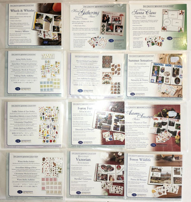 12 Packs Creative Memories Stickers Packs Studio & Block Sets See List ...