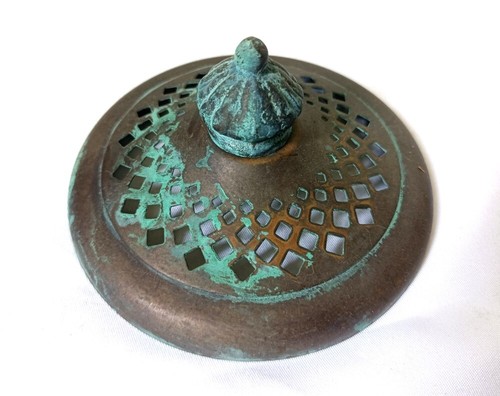 Vintage Antique Tiffany Lamp Heat Cap Stained Glass Shades Parts 3.94 ...