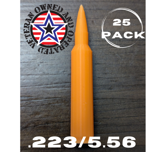 .223 Rifle Dummy Rounds, Snap Caps -- For Training **Made in USA (25 ...