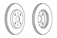 Ferodo DDF1758C Brake Disc for sale online | eBay UK