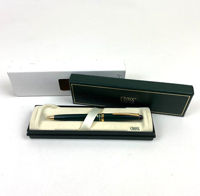 Cross Full Body Classic Green Ballpoint Pen Vintage 1999 NOS 822-3 GRN ...
