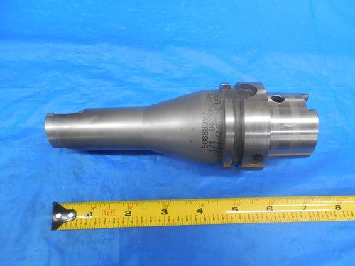 HSK63A INTEGRAL COOLANT THRU 2 FL CARBIDE TIPPED END MILL TOOL HOLDER ...