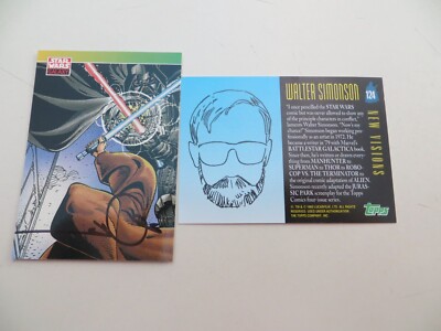 1993 TOPPS STAR WARS GALAXY I DARTH VADER CARD SIGNED WALT SIMONSON ART ...