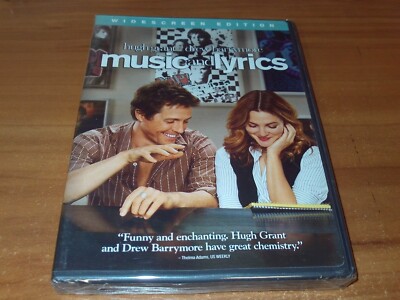 Music and Lyrics (DVD, 2007, Widescreen) NEW Drew Barrymore 85391112822 ...