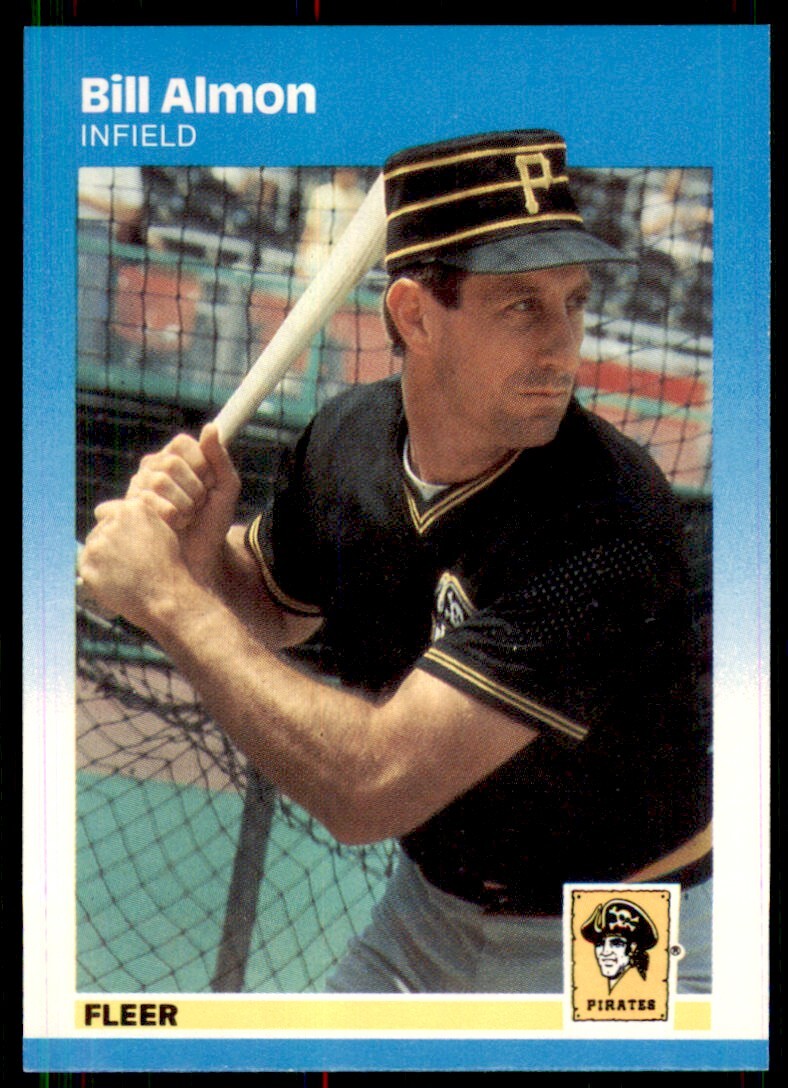 1987 Fleer Bill Almon A Pittsburgh Pirates #601 | eBay