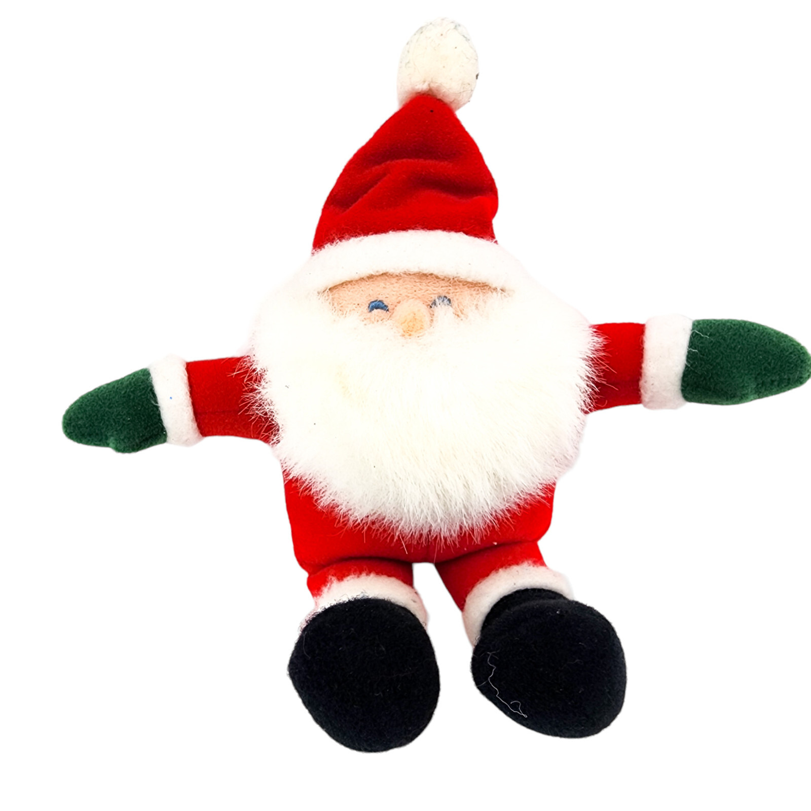 Vintage 1986 Hallmark Santa Claus Stuffed Plush Doll 8 Inches Christmas ...