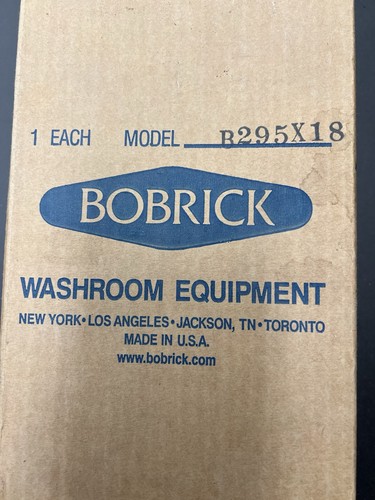 Bobrick B295 X 18 Washroom Shelf Stainless Steel NEW in original ...